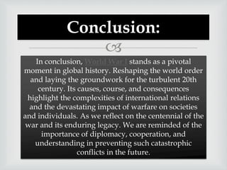 World War I A Turning Point in Modern History.pptx