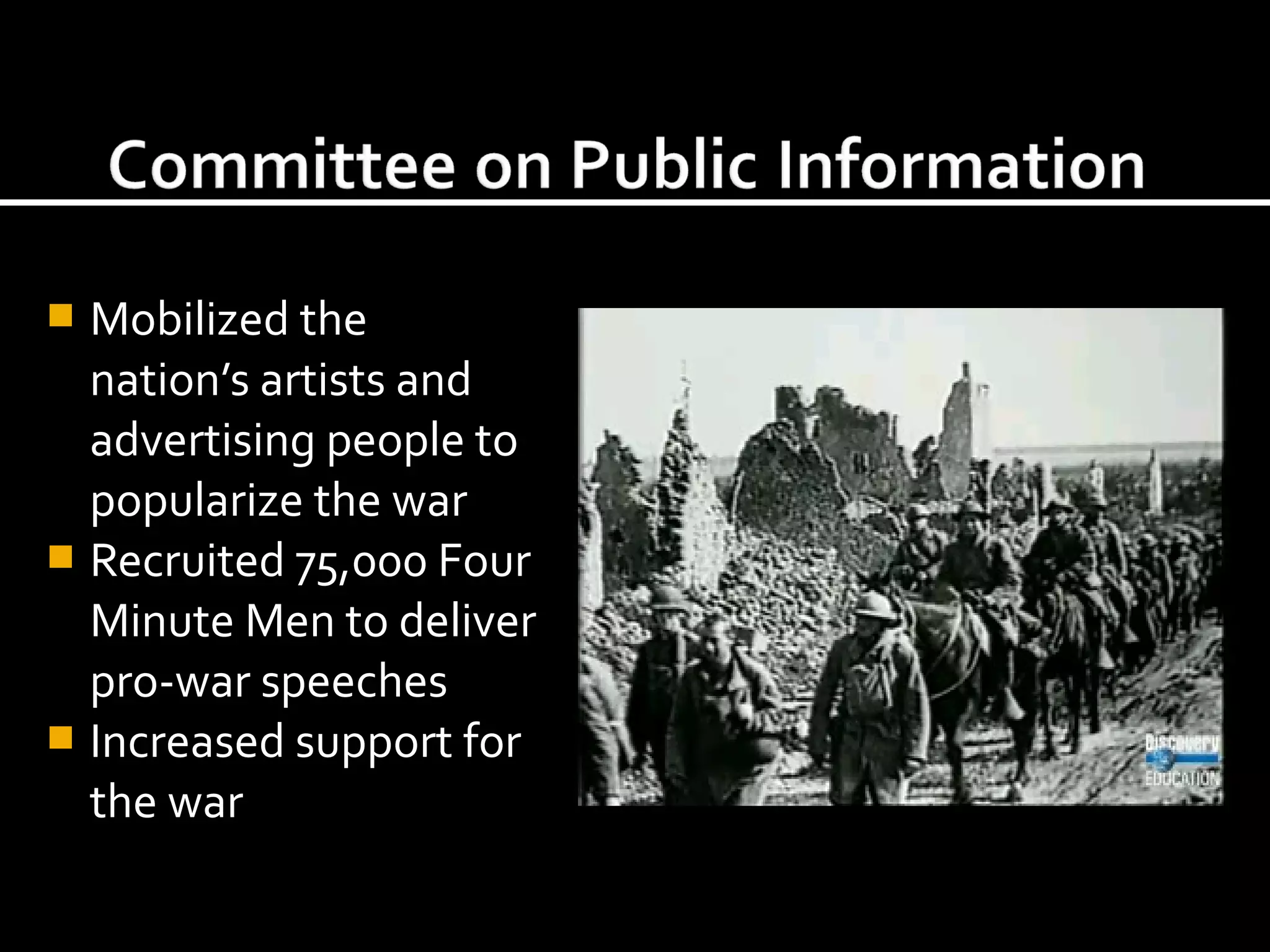 World War I Home Front | PPT