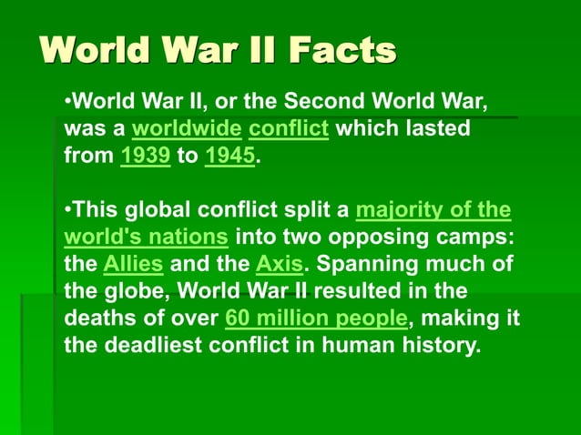 World war II | PPT