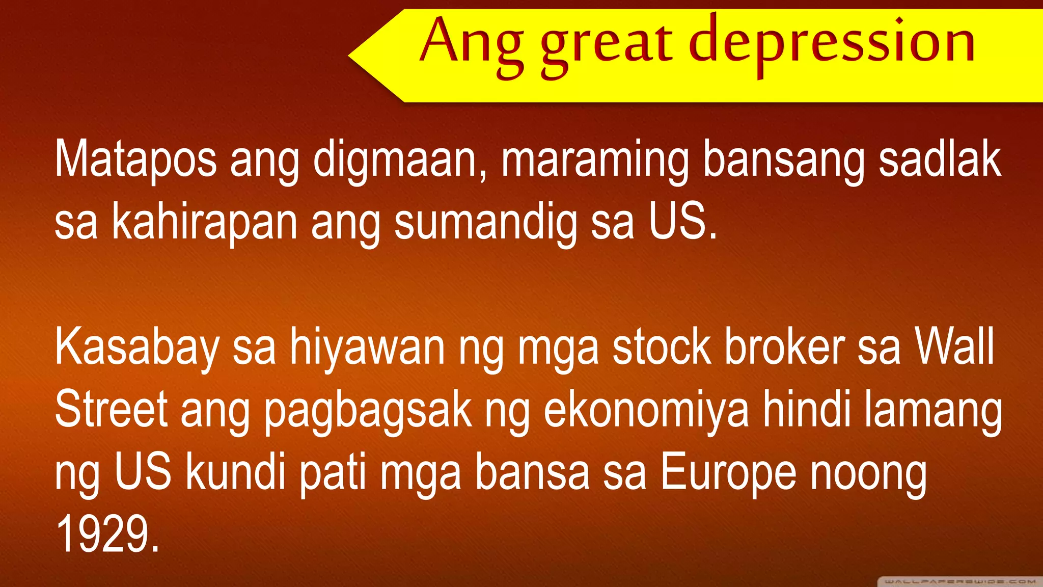 Ikalawang Digmaang Pandaigdig | PPTX