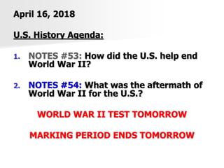 World War II .ppt