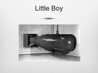 The Atomic Bomb (WWII) | PPTX