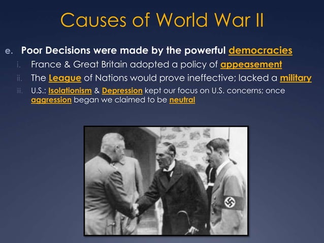 World War II Causes | PPTX | Death, Injury, or Military Conflict ...
