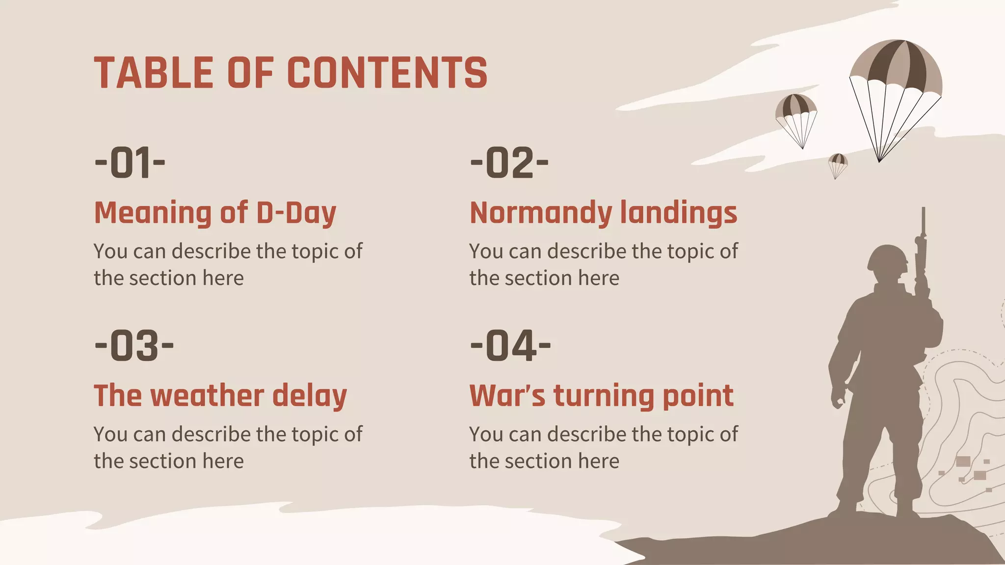 World War II D-Day Invasion by Slidesgo.pptx