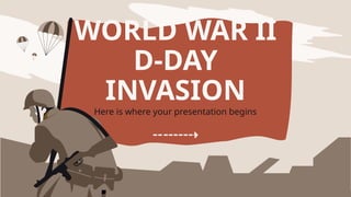 World War II D-Day Invasion XLLLLHistory - 12th Grade .pptx