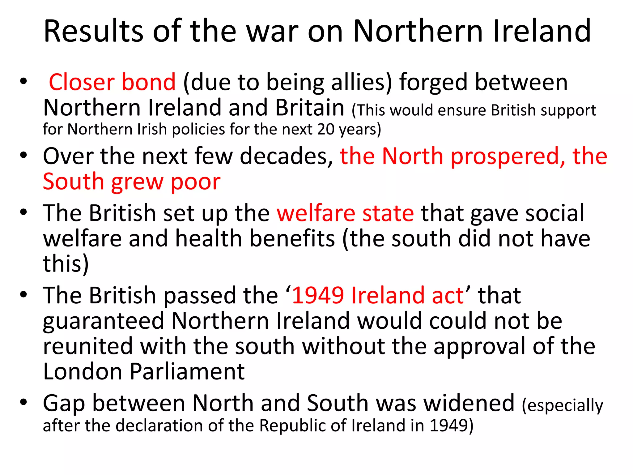 World war II in Northern Ireland | PPTX
