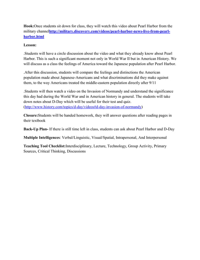 World war ii lesson | PDF