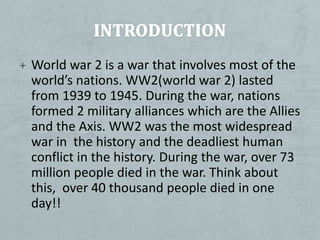 World war II (p3) | PPT