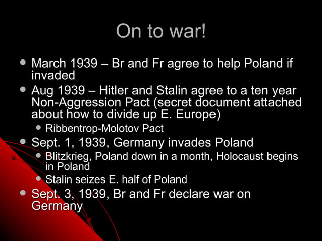 World War II Part 1 | PPT