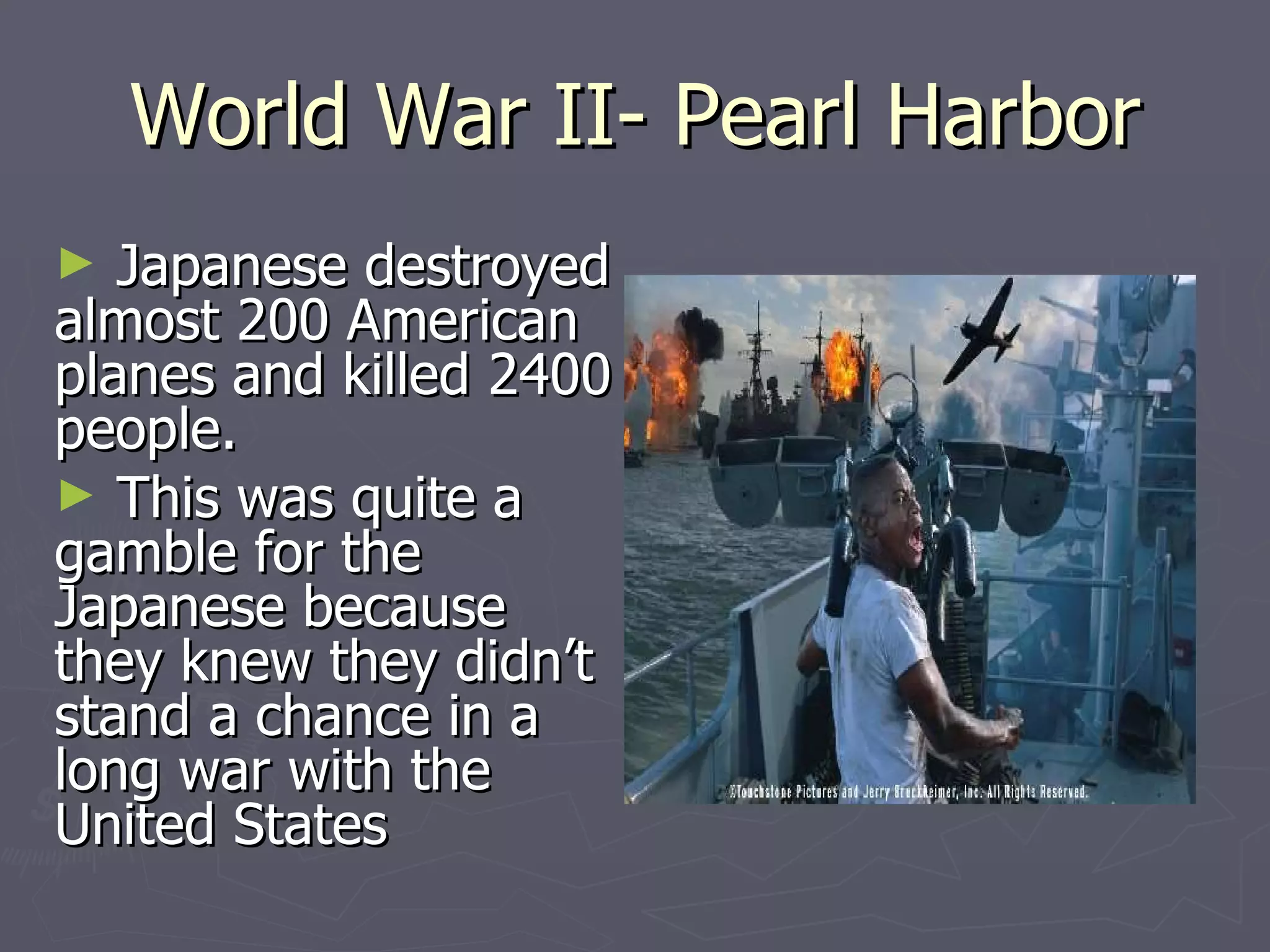 World war ii pearl harbor | PPT