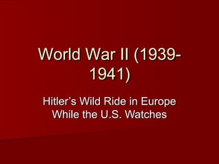 World war ii powerpoint | PPT