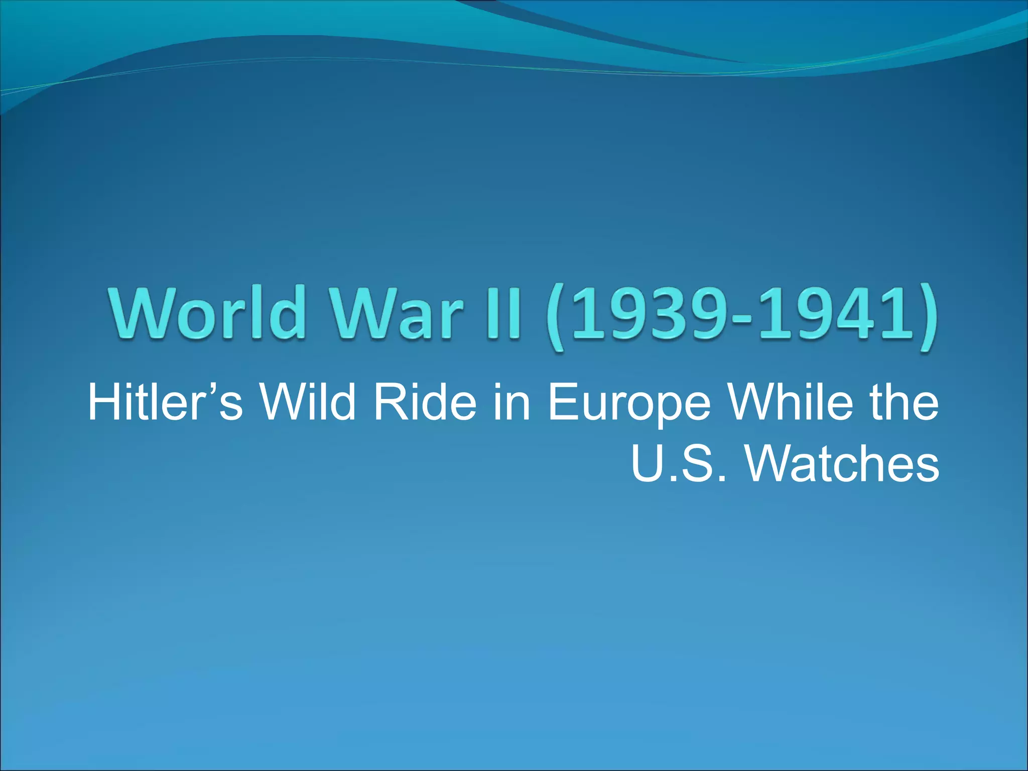 World war ii powerpoint | PPT