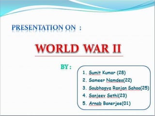 World war II ppt | PPTX