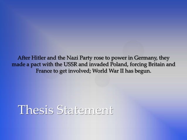 World War II Project | PPTX