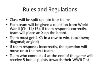 World war II review game | PPT