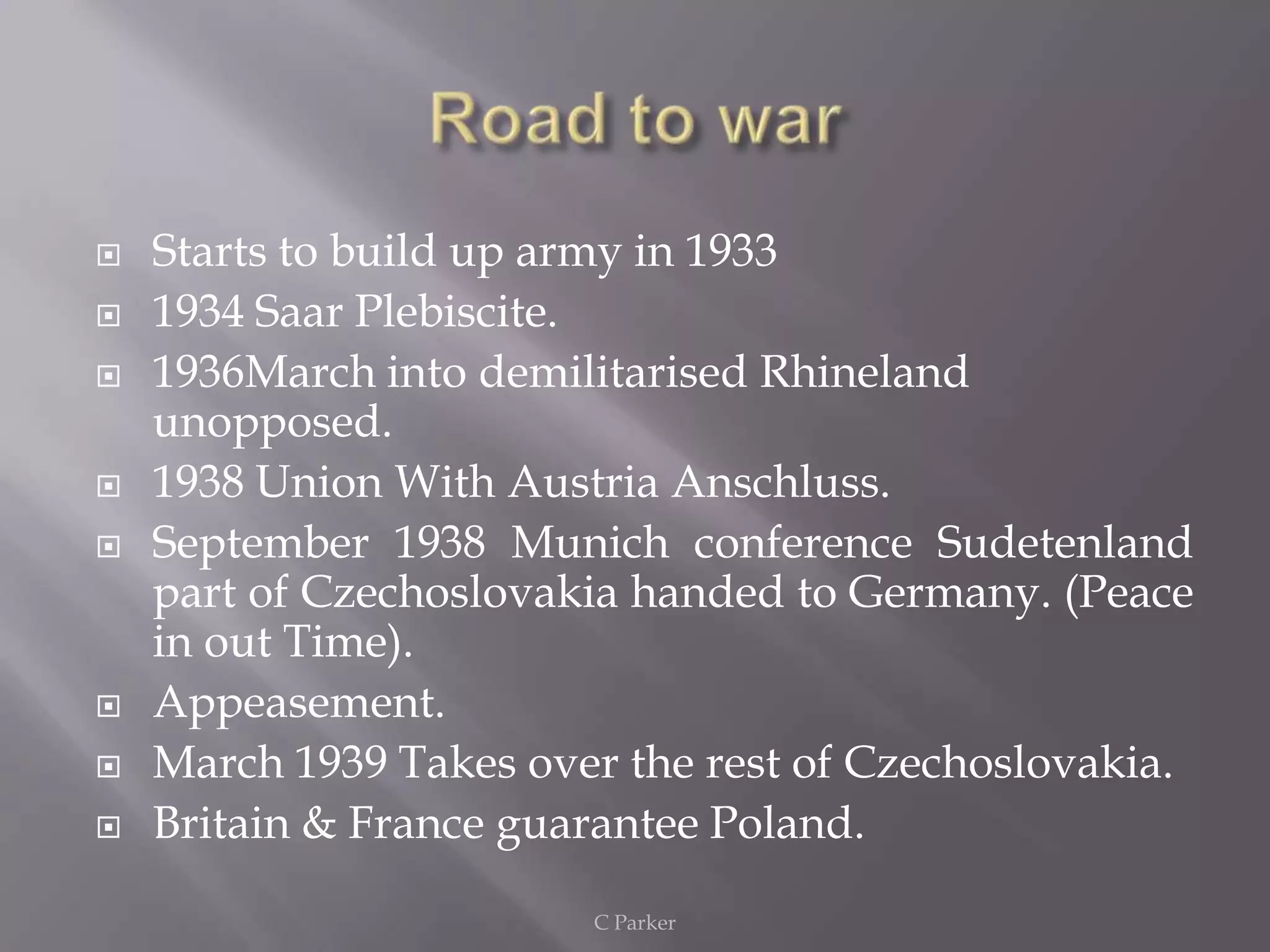 World war ii short notes | PPTX