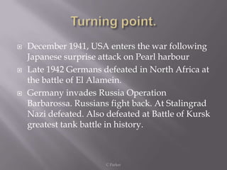 World war ii short notes | PPTX