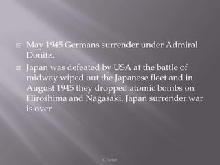 World war ii short notes | PPTX