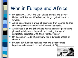 World War II | PPT