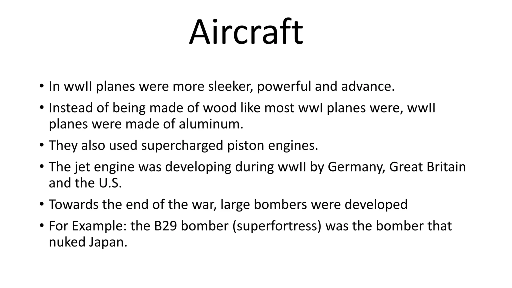 World war ii technologies (world history) | PPTX