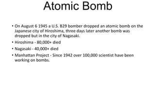 World war ii technologies (world history) | PPTX