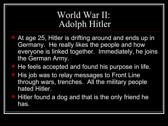 World War II- The Holocaust | PPT