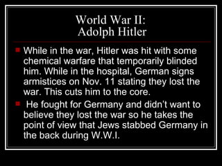 World War II- The Holocaust | PPT