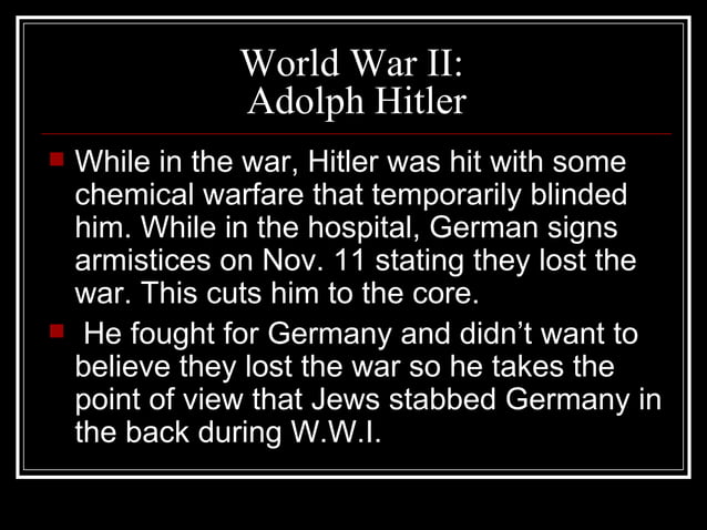 World War II- The Holocaust | PPT