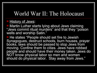 World War II- The Holocaust | PPT