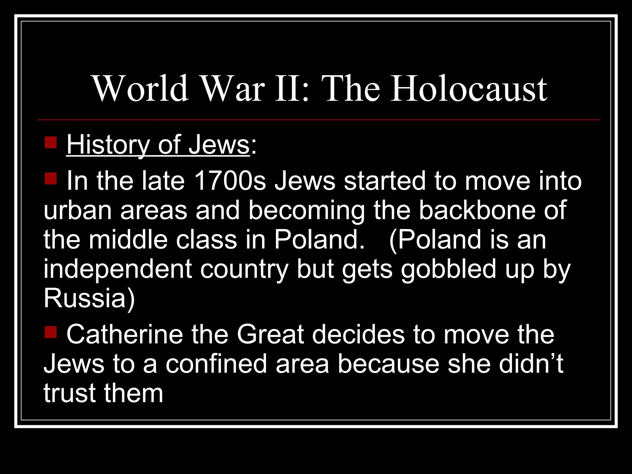 The Holocaust | PPT