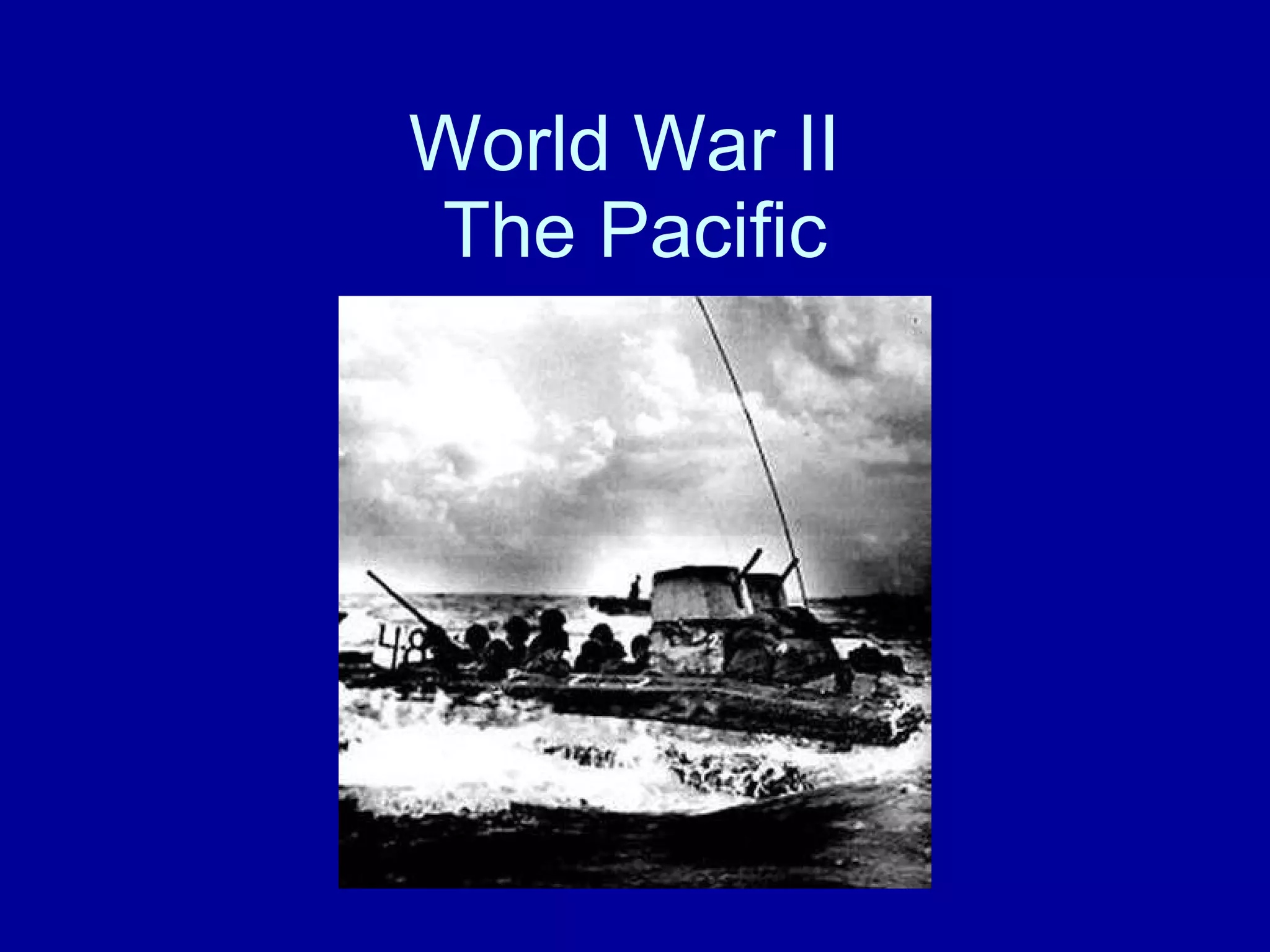 World war ii the pacific | PPT