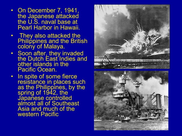 World war ii the pacific | PPT | Death, Injury, or Military Conflict ...