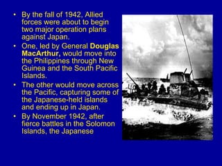 World war ii the pacific | PPT | Death, Injury, or Military Conflict ...