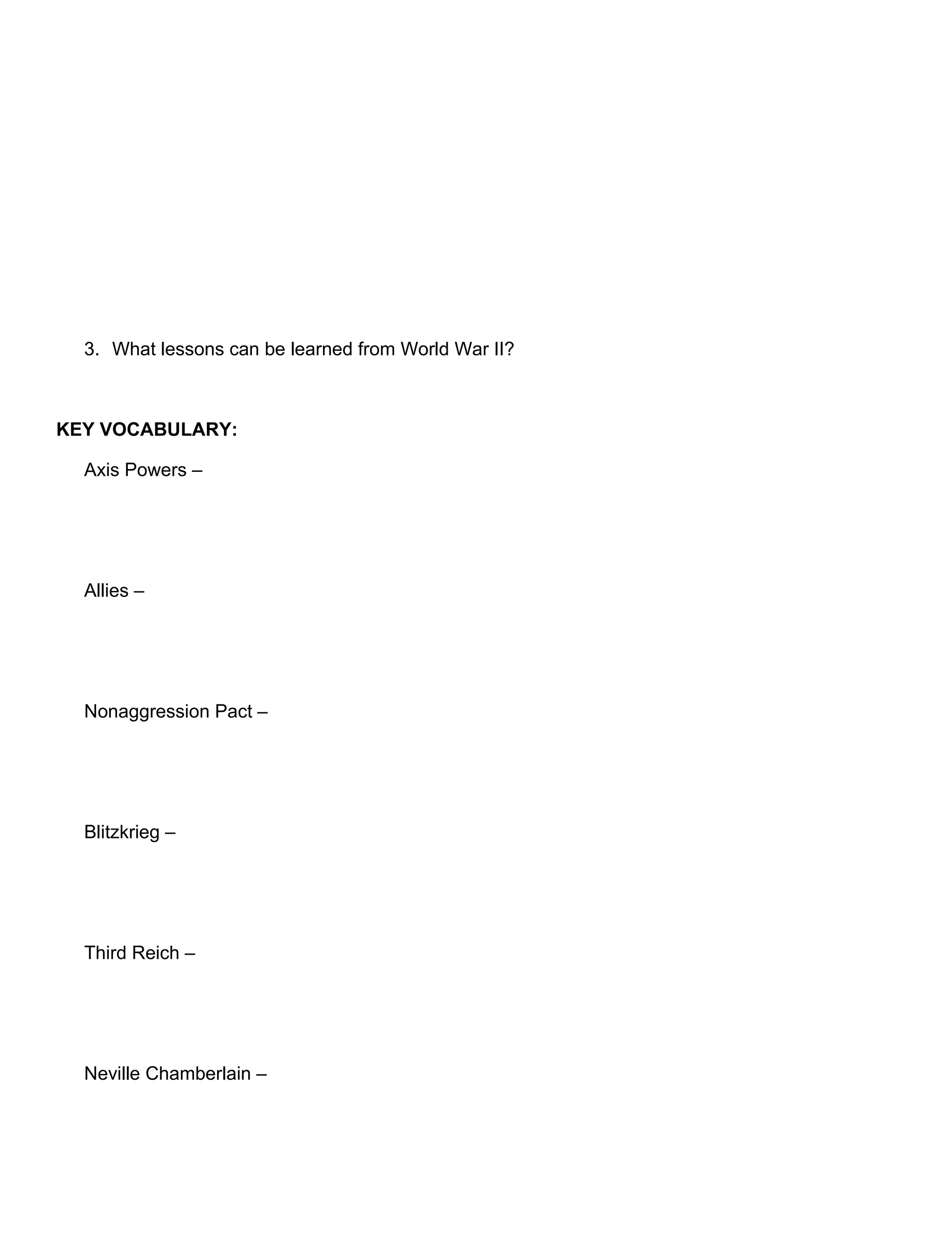 World war ii unit outline cp | PDF