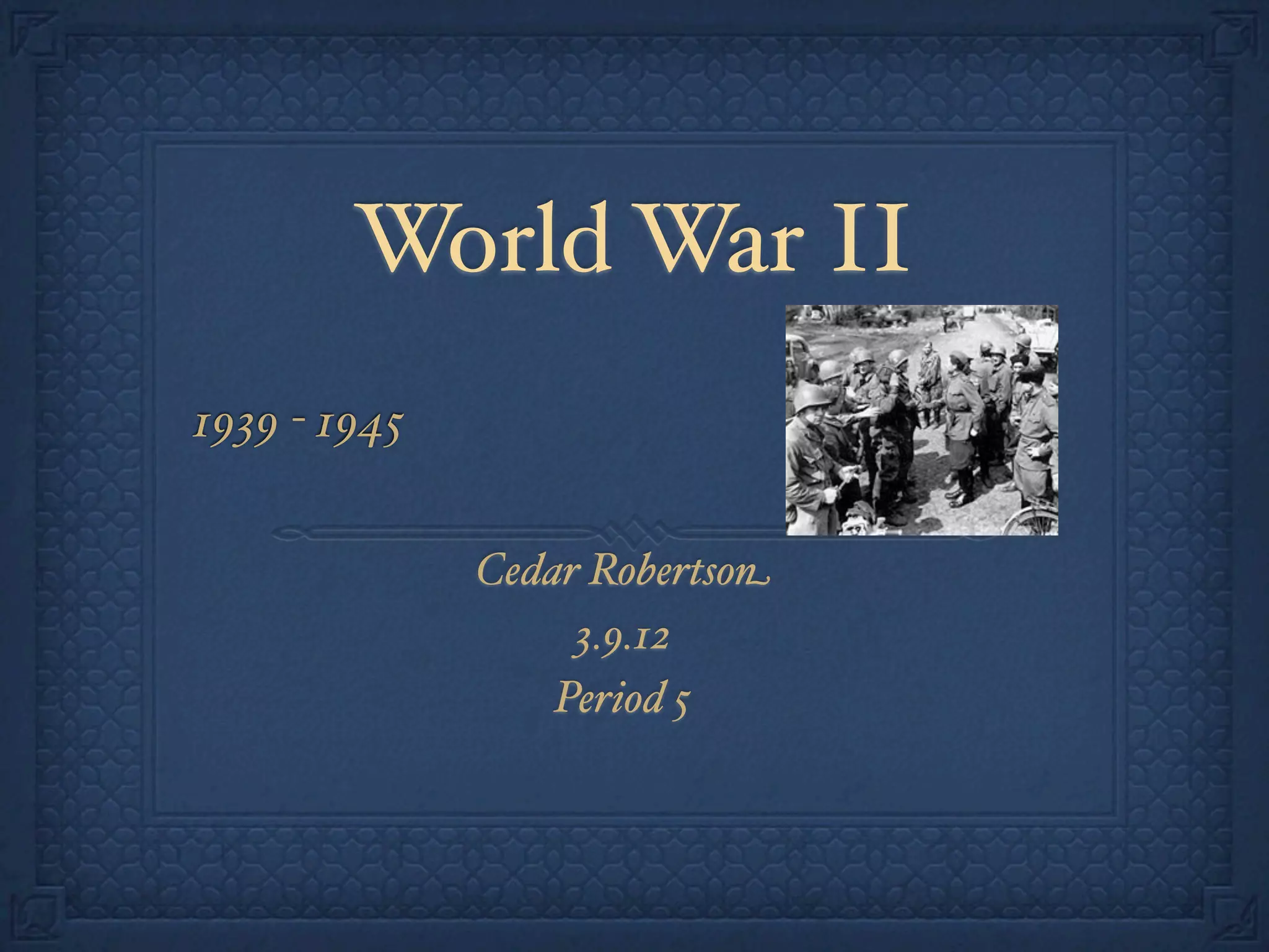 World war ii vocabulary | PPT