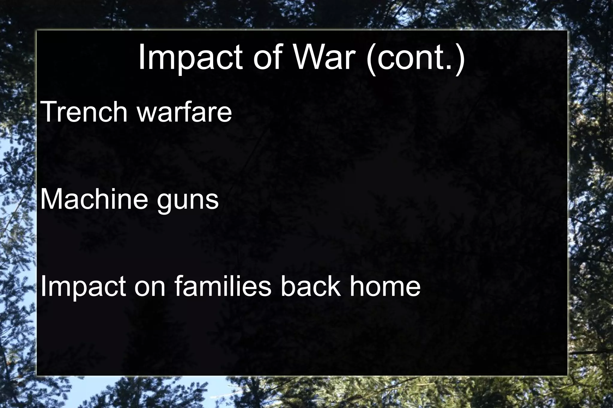 World War I Ppt | ODP