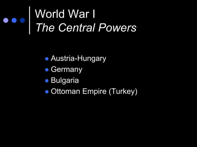 World war i ppt | PPTX