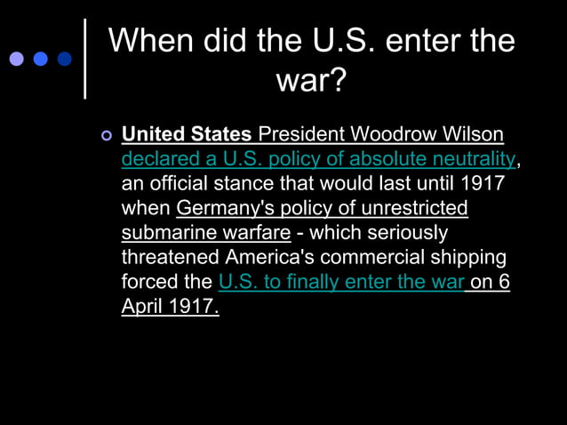 World war i ppt | PPTX