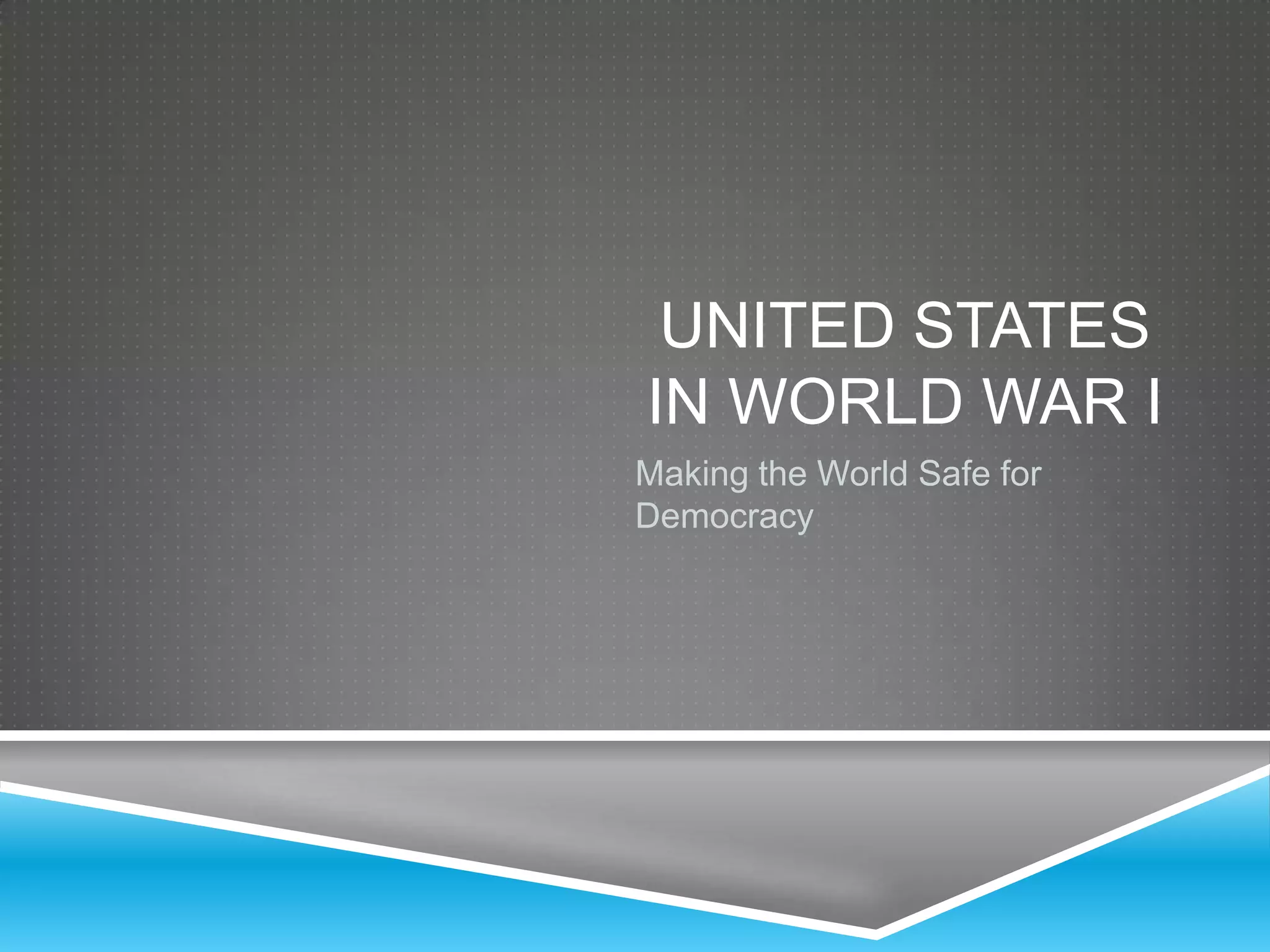 World war i presentation | PPT