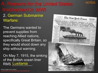 World war i presentation 2015 a c | PPTX