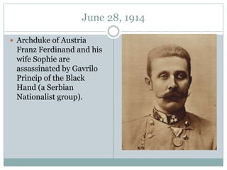 World war i timeline | PPTX