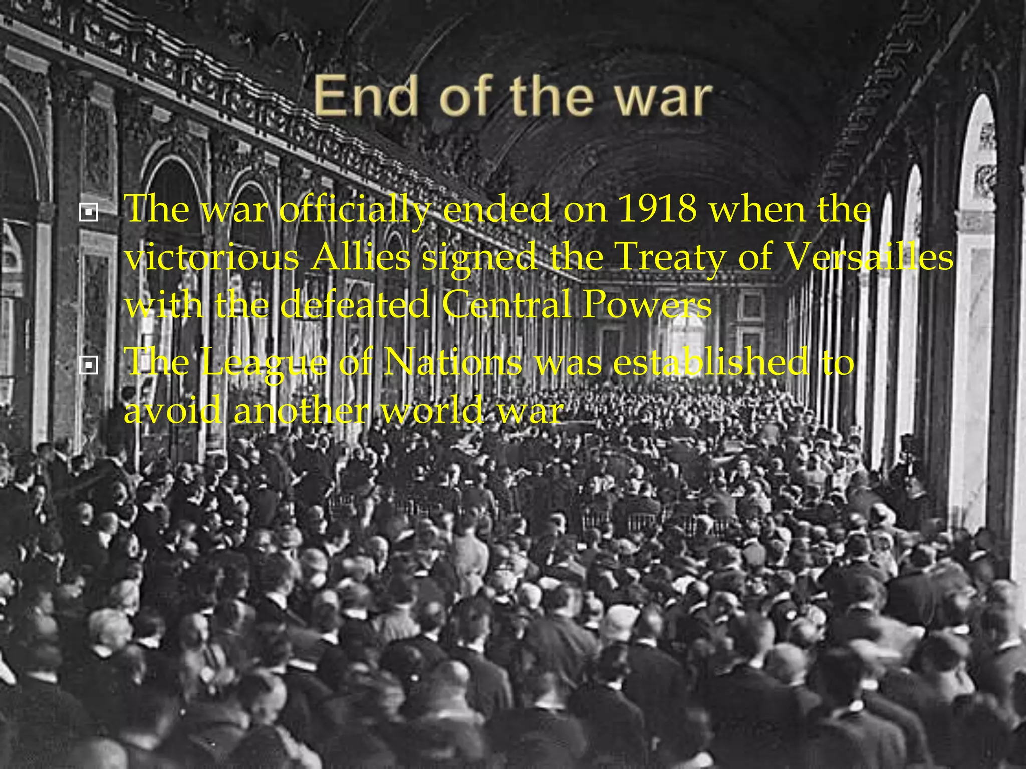 World War One | PPTX