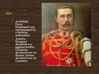 World War One | PPTX | Death, Injury, or Military Conflict | Sensitive ...