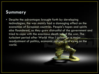 World war one | PPT