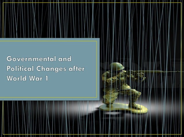 World war one | PPT
