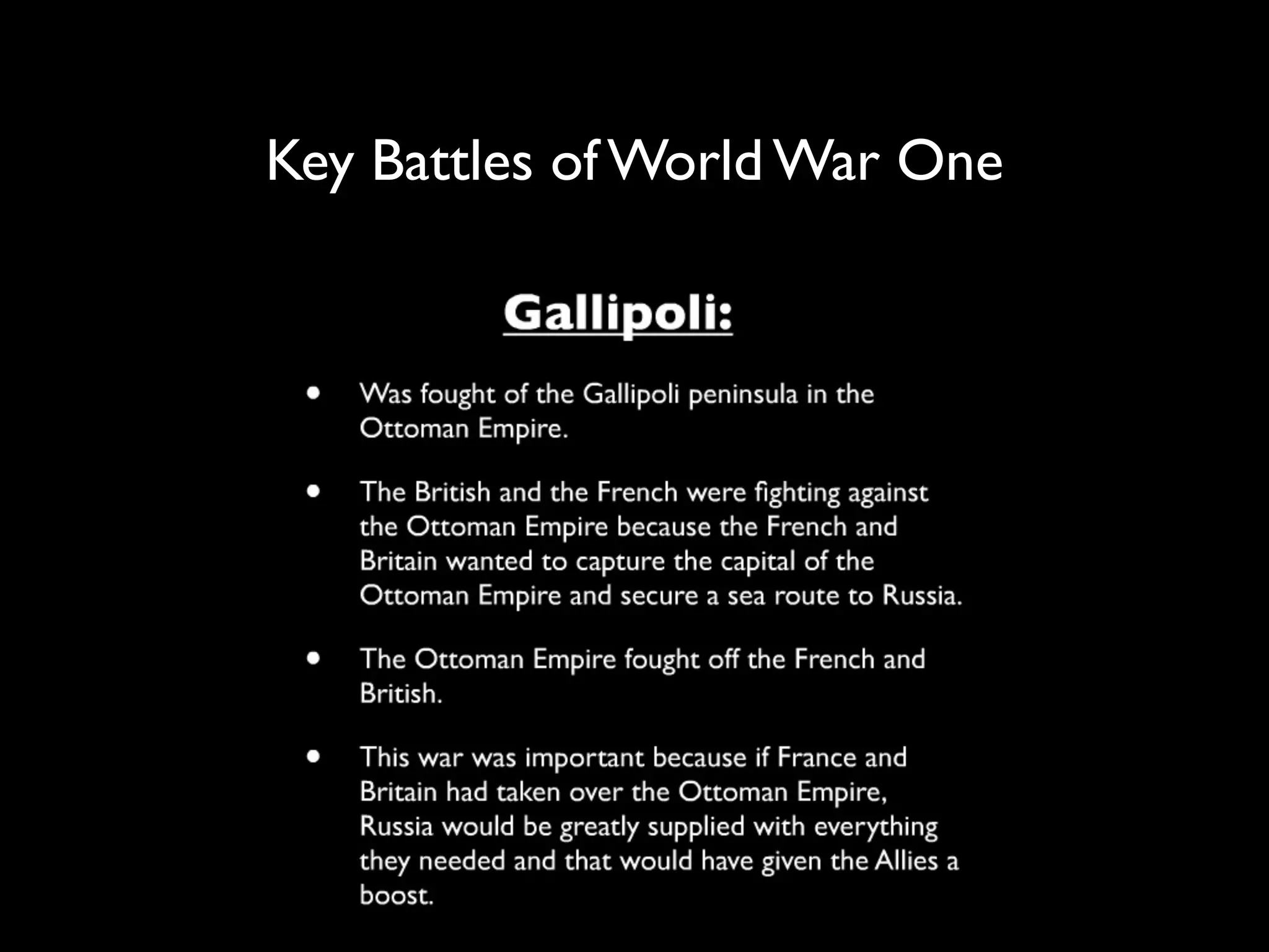 World war one | PPT