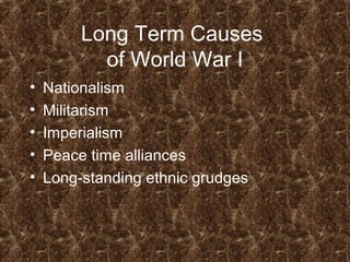 first world war | PPT