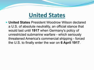 World war one | PPTX