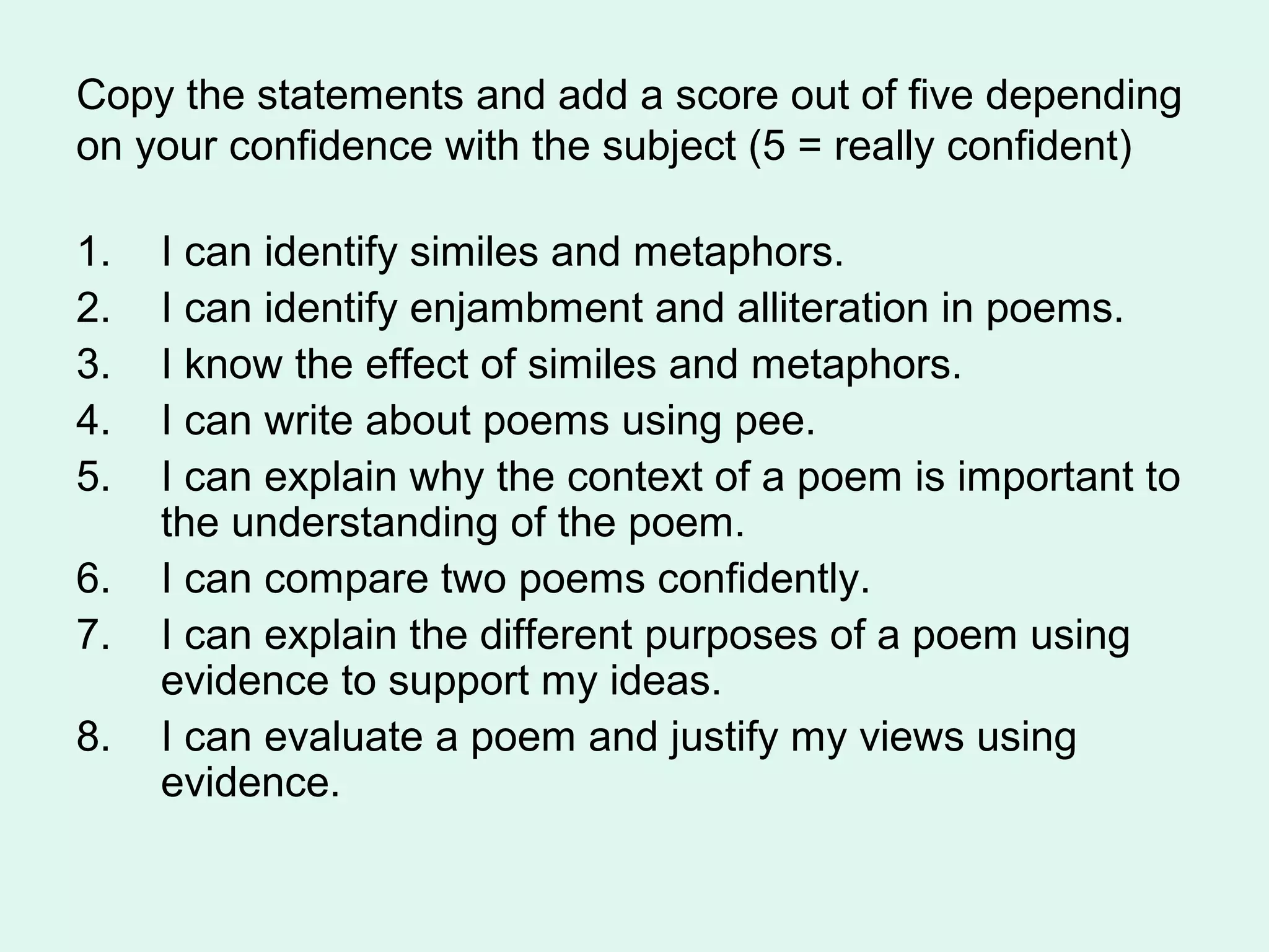 World war one_poetry1 | PPT