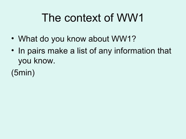 World war one_poetry1 | PPT